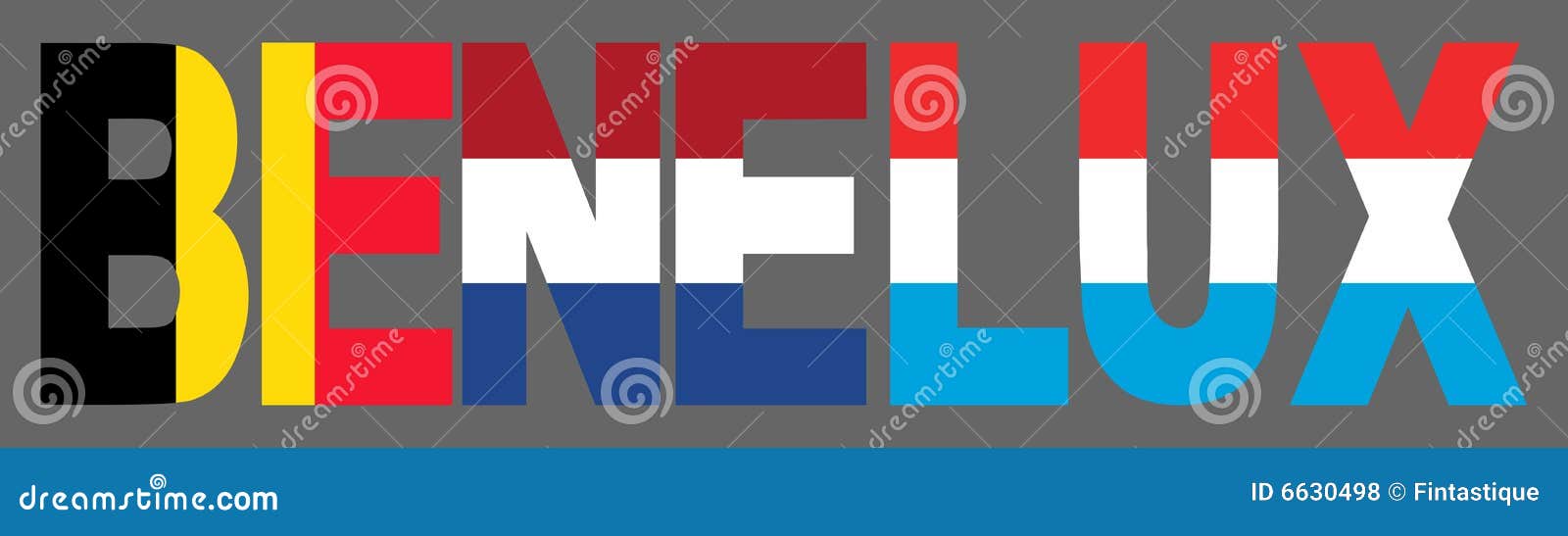 Benelux text with flags stock vector. Illustration of symbol - 6630498