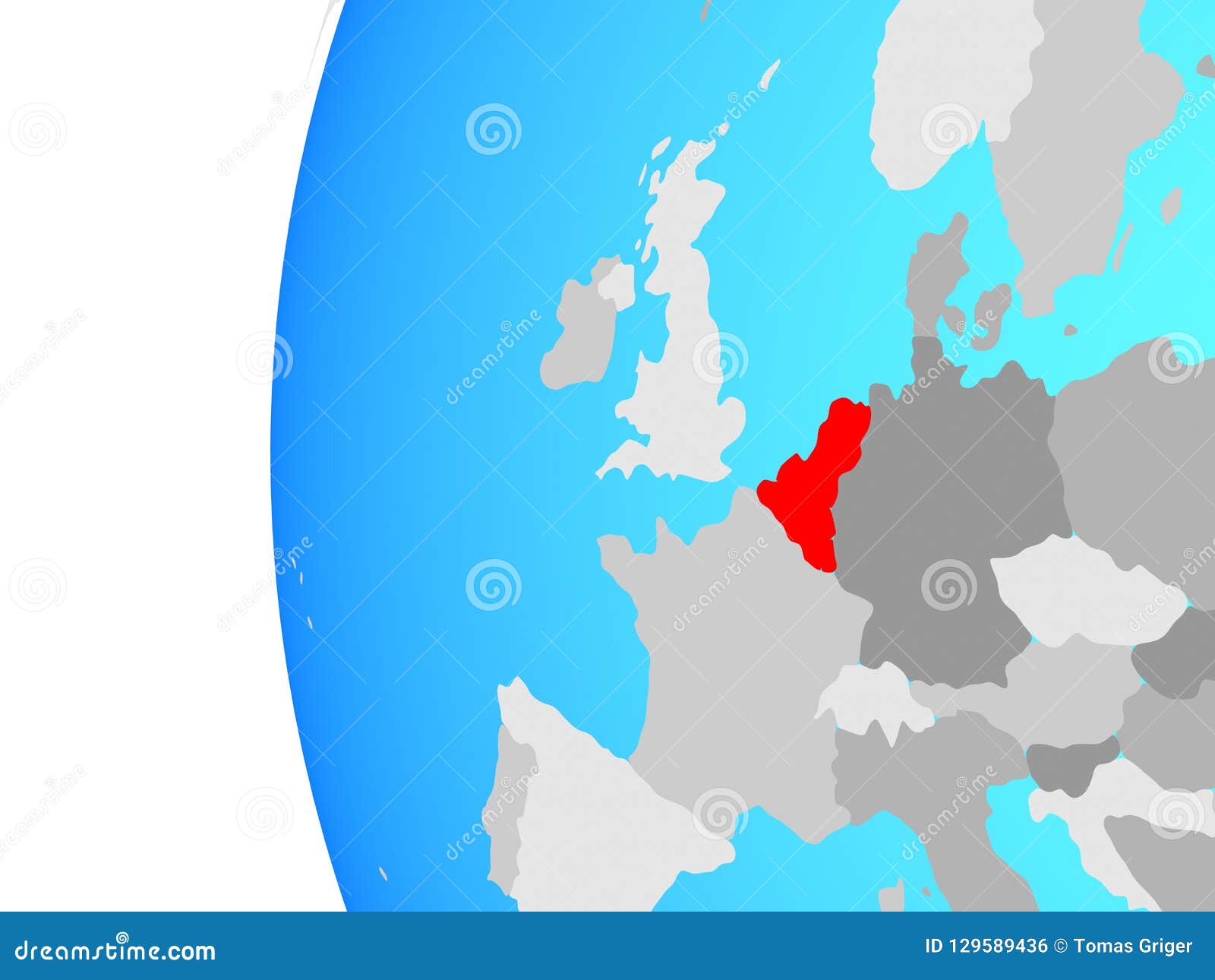 Benelux Union on globe stock illustration. Illustration of benelux ...