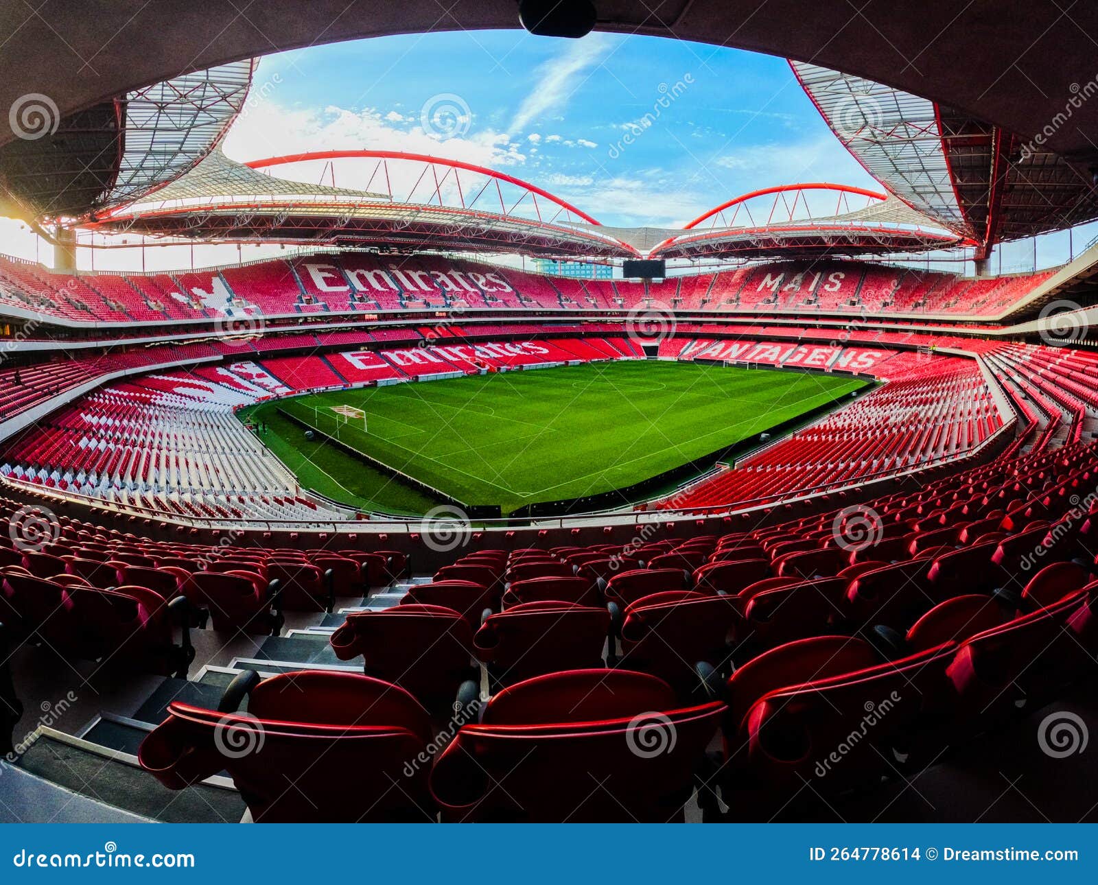 Benfica stadium Lisboa editorial stock image. Image of soccer - 264778614