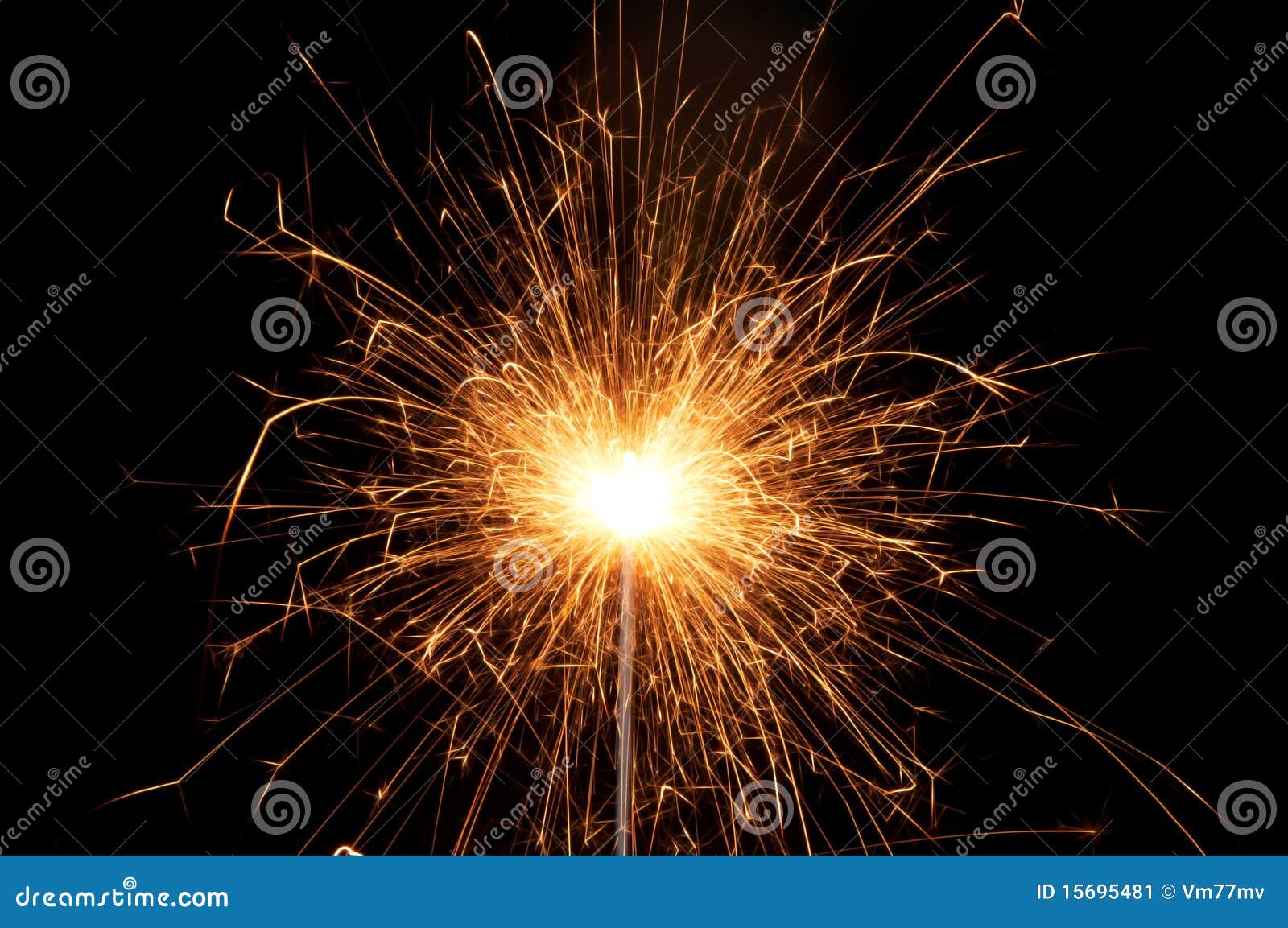 Bengal Fire On A Dark Background Royalty-Free Stock Photography ...