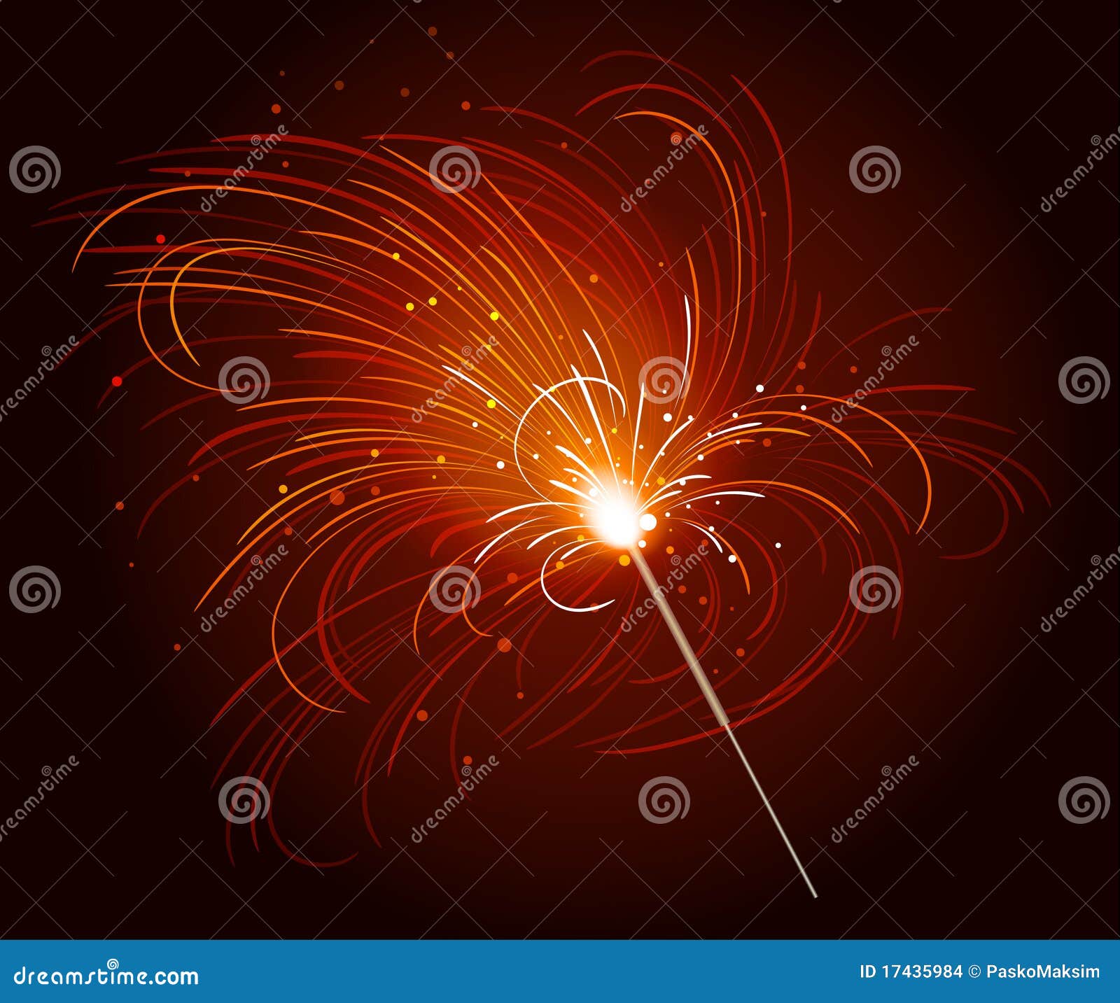Bengal Fire On A Green Background - Seamless Texture Cartoon Vector ...