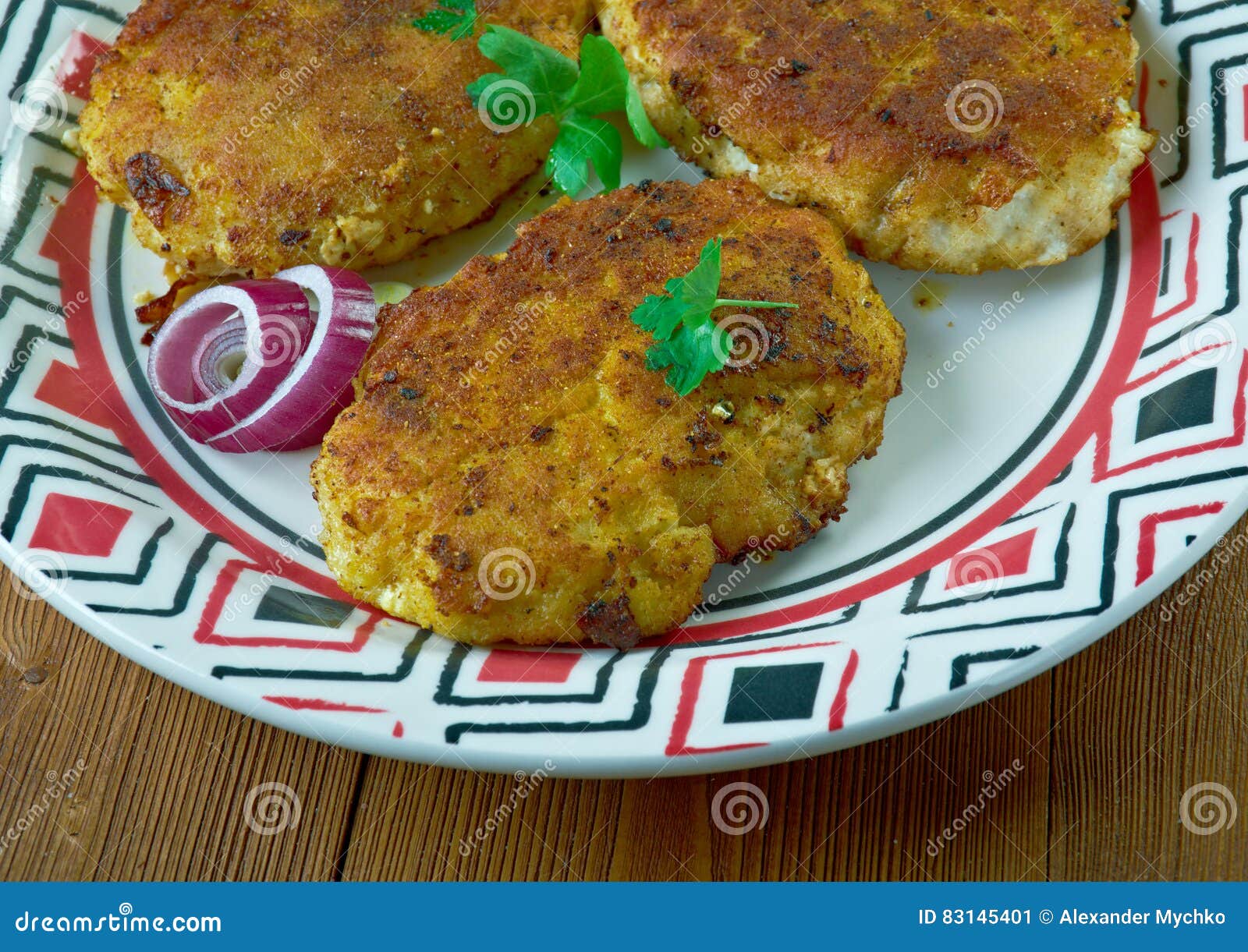 Bengali Cod Fish Kebabs stock image. Image of onion, ginger - 83145401