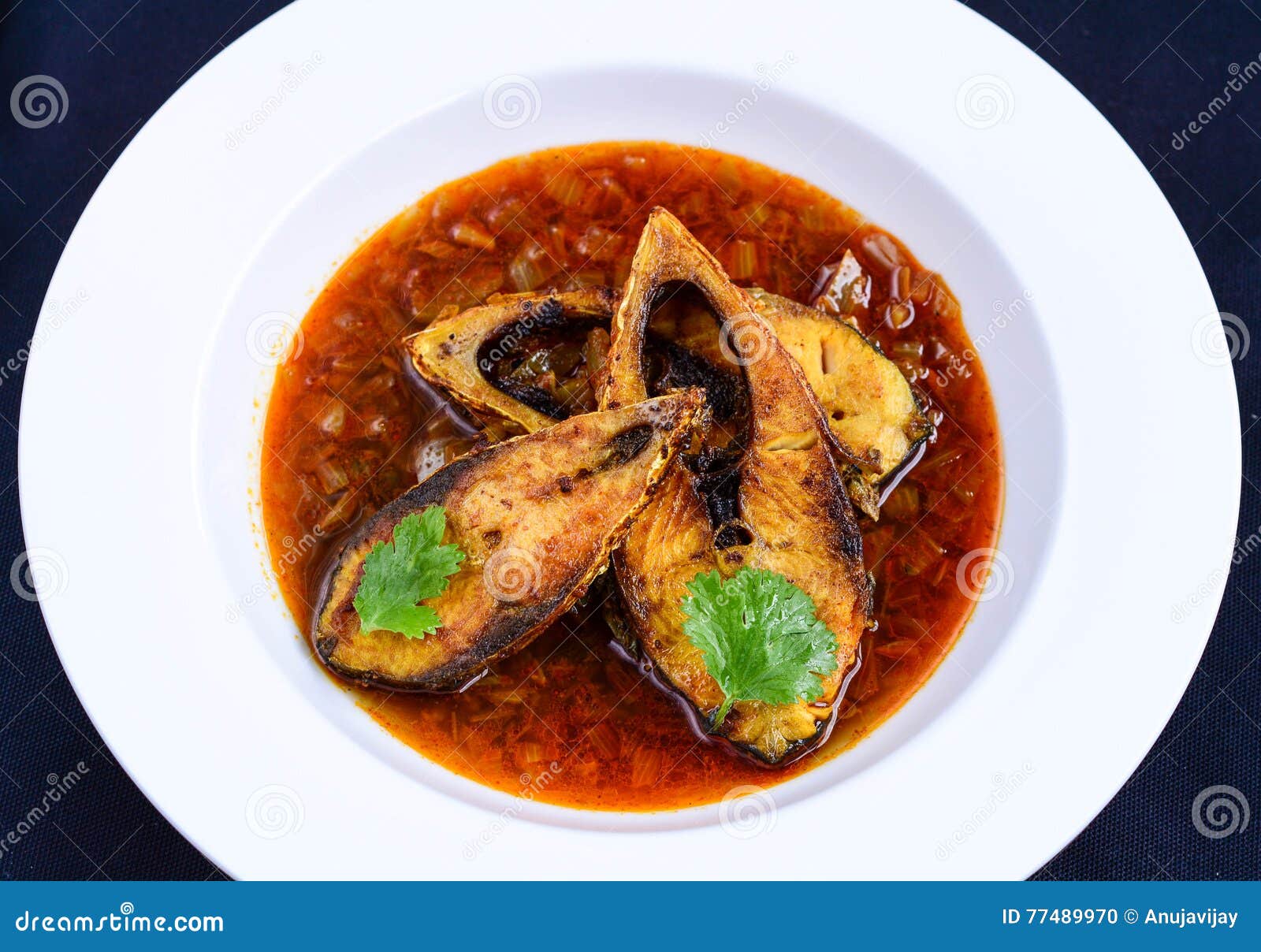 Bengali Fish Curry stock photo. Image of hilsa, gujarati - 77489970