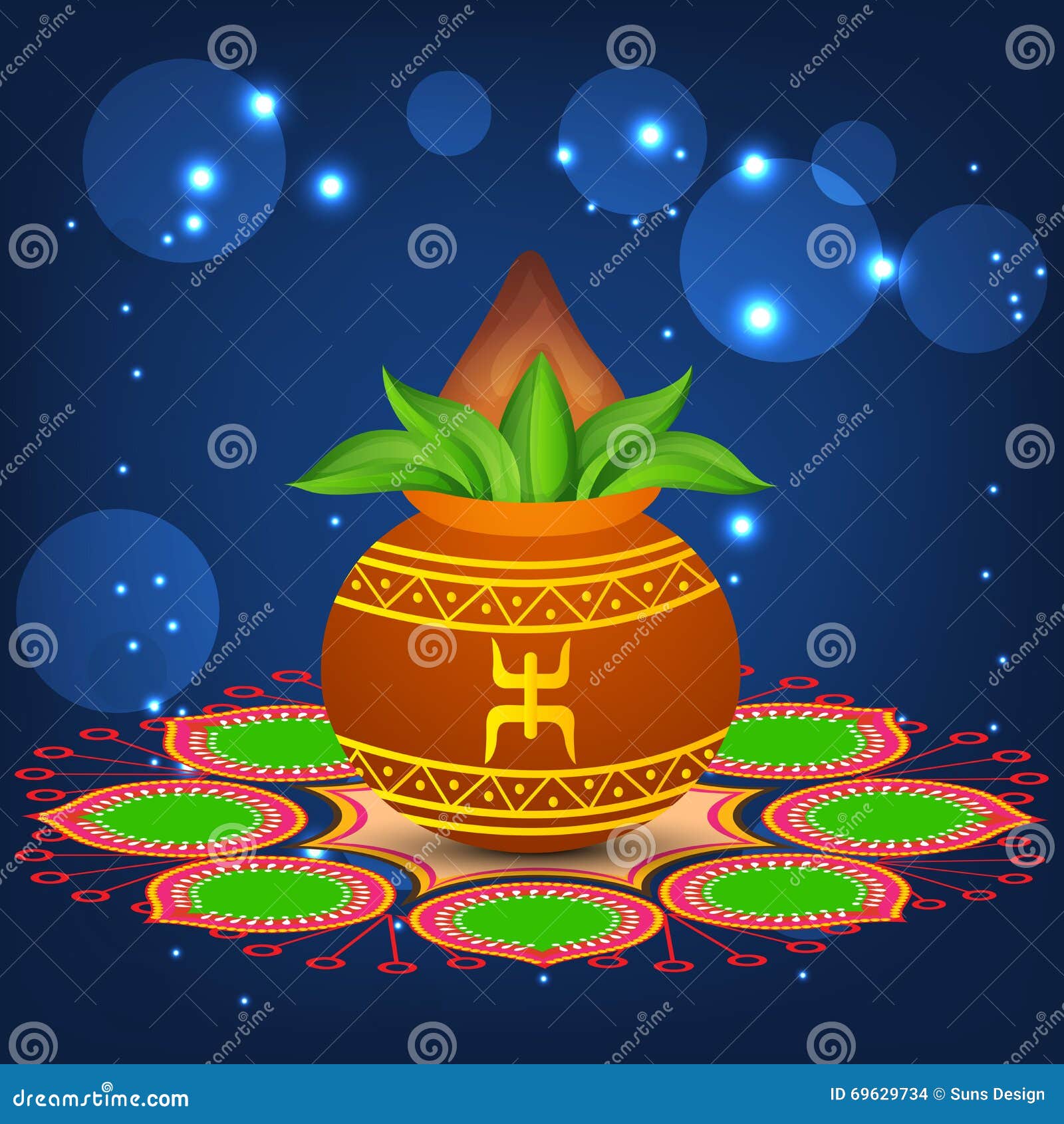 Bengali New Year stock illustration. Illustration of celebration - 69629734