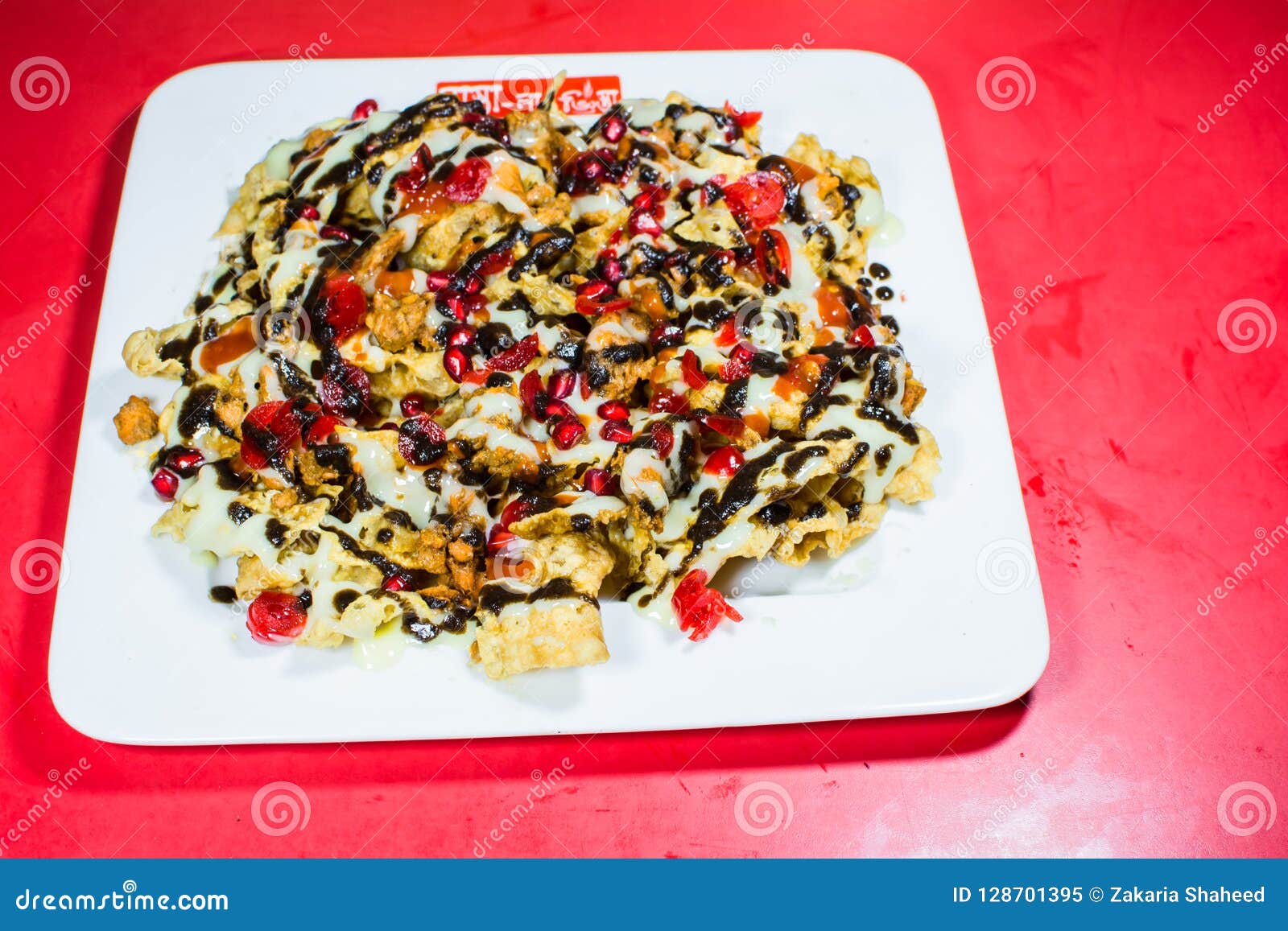 Light Refreshment Item on a Table. Stock Image - Image of full, fried ...