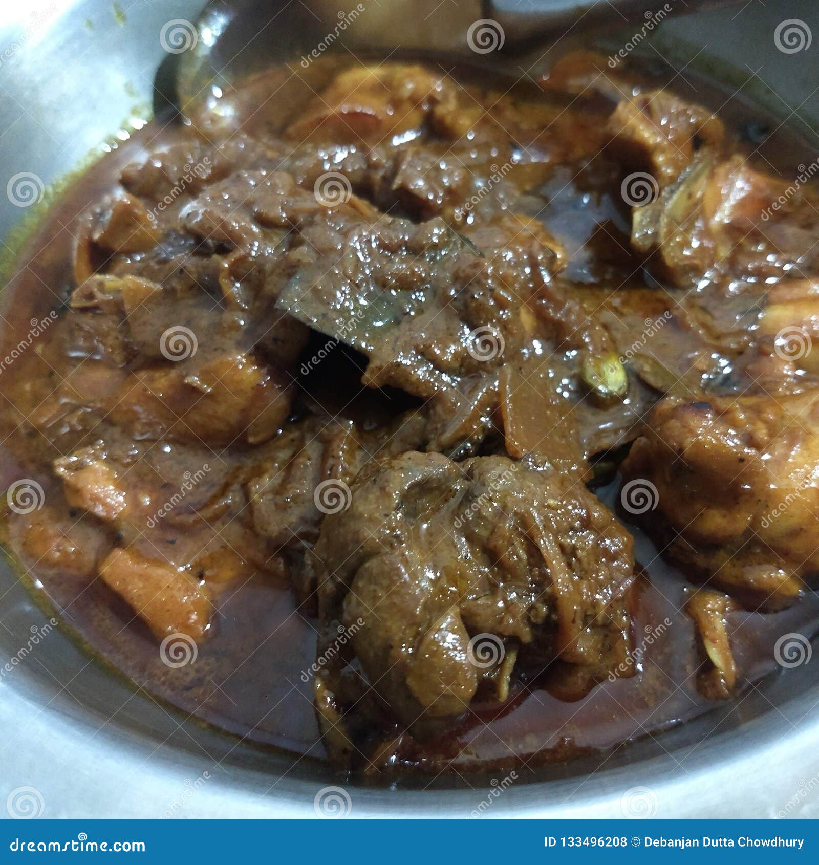 Bengali Special Kosha Murgi Stock Photo - Image of murgi, bhuna: 133496208