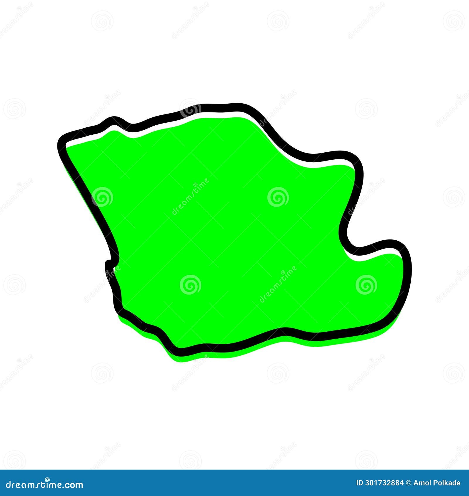 Bengo Province of Angola Vector Map Design Stock Vector - Illustration ...