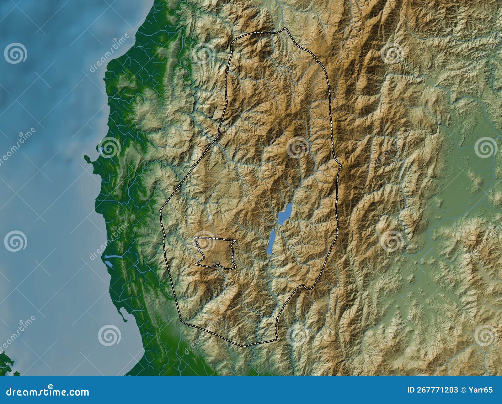 Benguet, Philippines. Physical. No Legend Stock Illustration ...