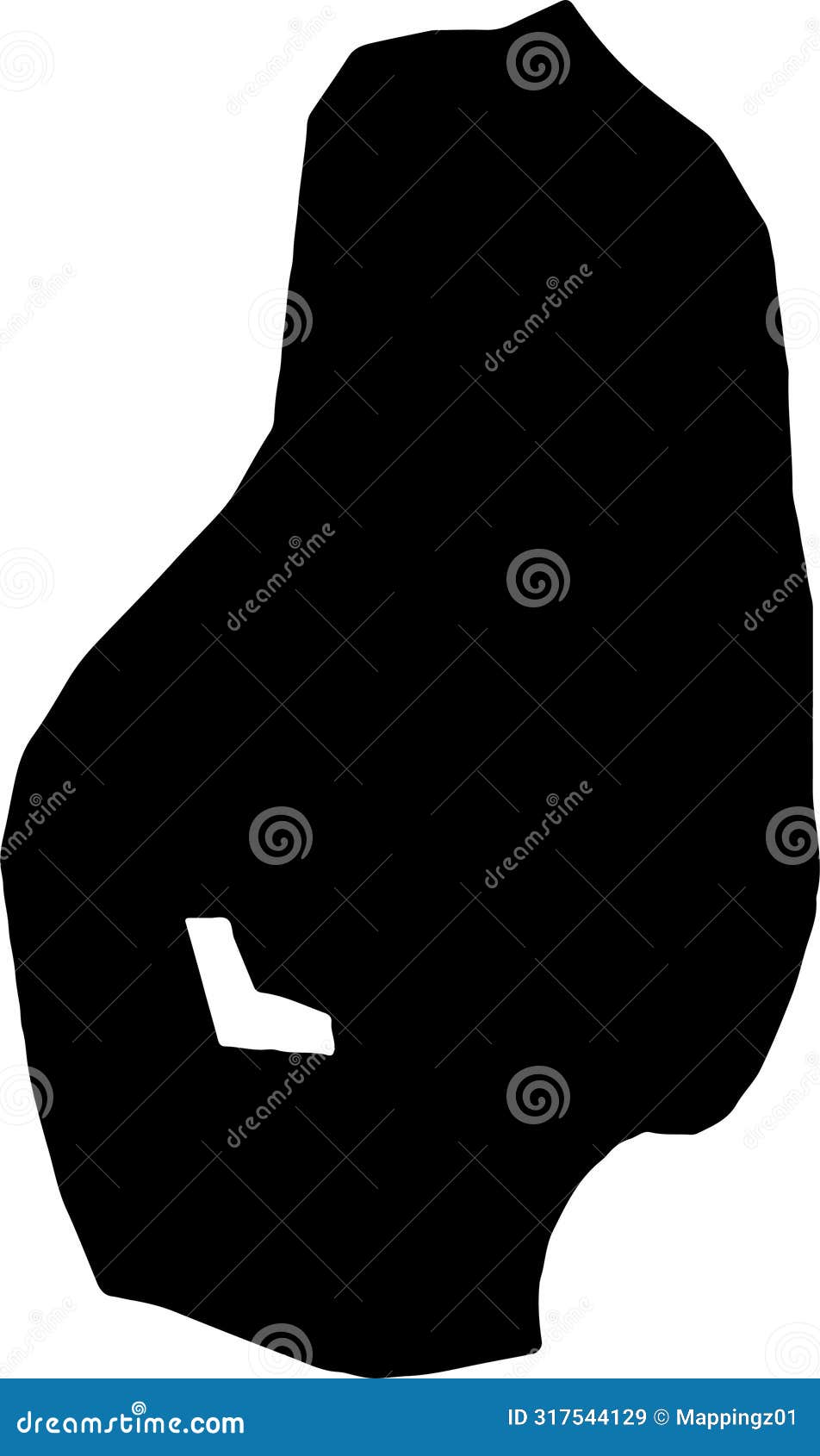 Benguet Philippines Silhouette Map with Transparent Background Stock ...