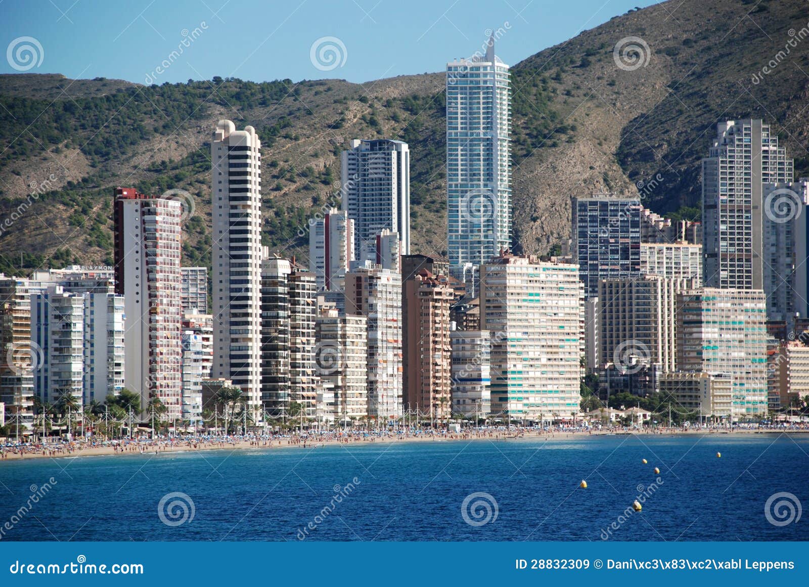 Benidorm stock afbeelding. Afbeelding bestaande uit kust - 28832309