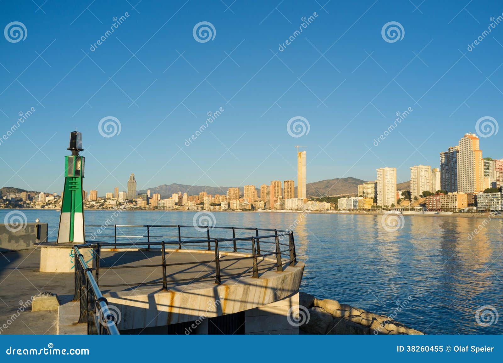 Benidorm stock image. Image of spanish, landscape, benidorm - 38260455