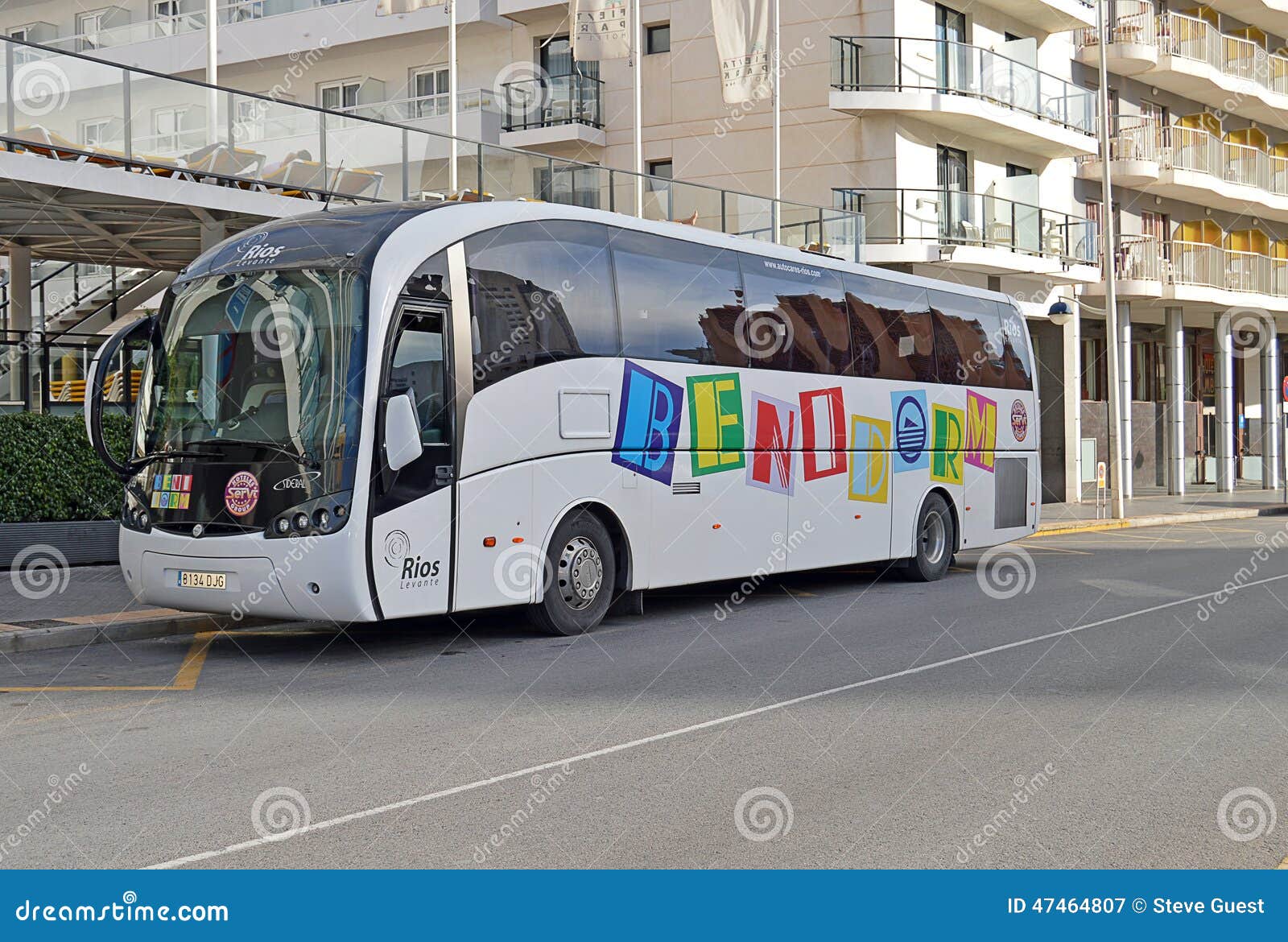 Benidorm Bus editorial photography. Image of tour, coach - 47464807