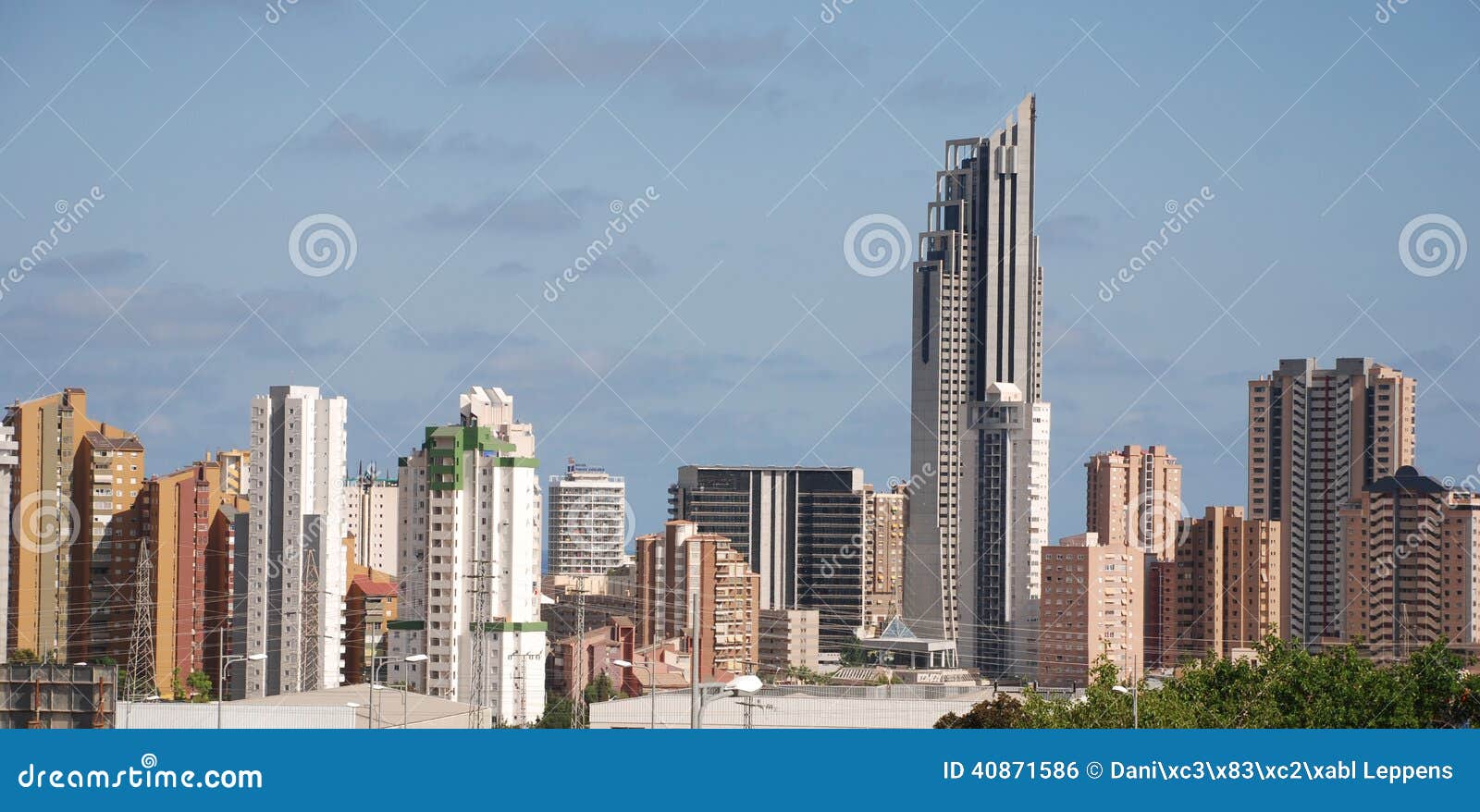 Benidorm editorial photo. Image of benidorm, blanca, city - 40871586