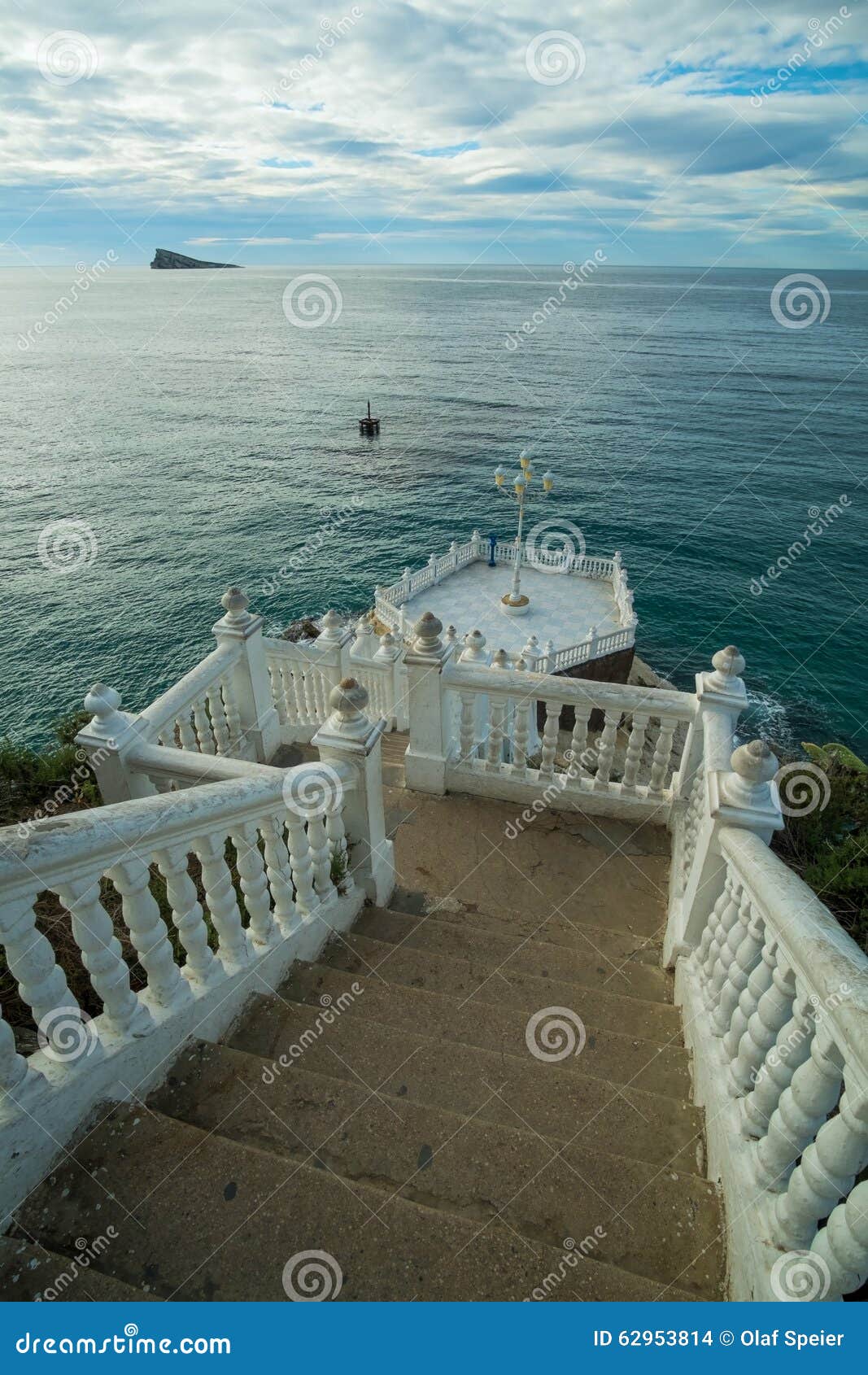 Benidorm stock photo. Image of coastline, costa, vertical - 62953814