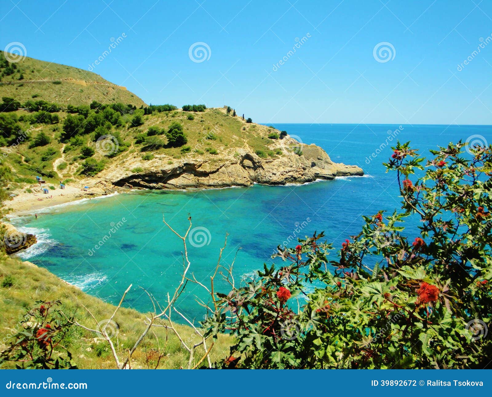 Benidorm stock photo. Image of shore, tourism, coast - 39892672