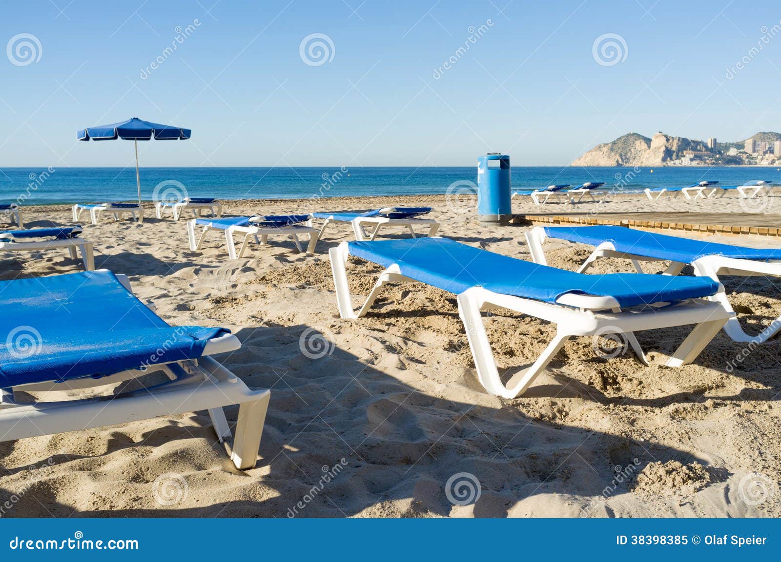 Benidorm shore stock image. Image of tourism, beach, spain - 38398385