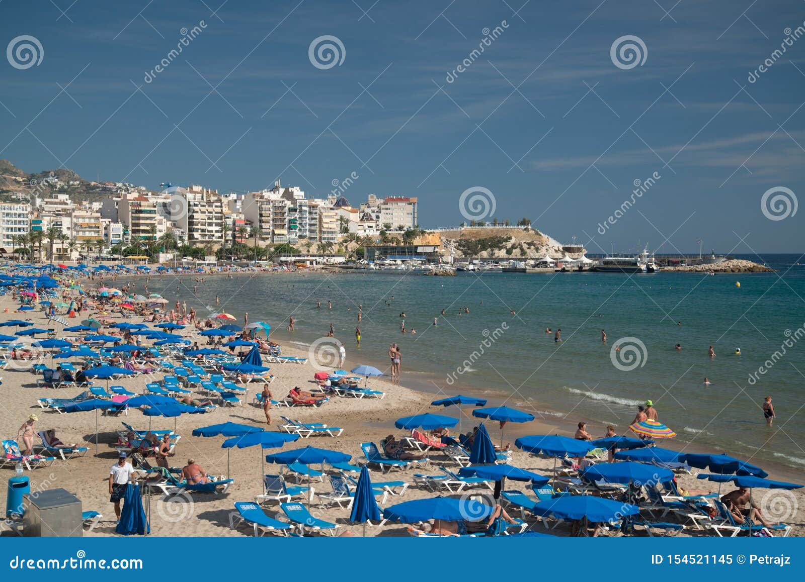 People on the Beach in Benidorm, Spain Editorial Image - Image of ...