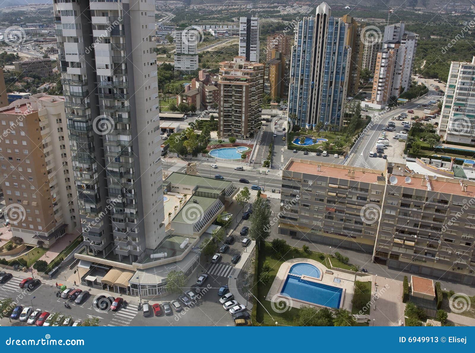 Benidorm. Un Centro Turístico De España Imagen de archivo - Imagen de ...
