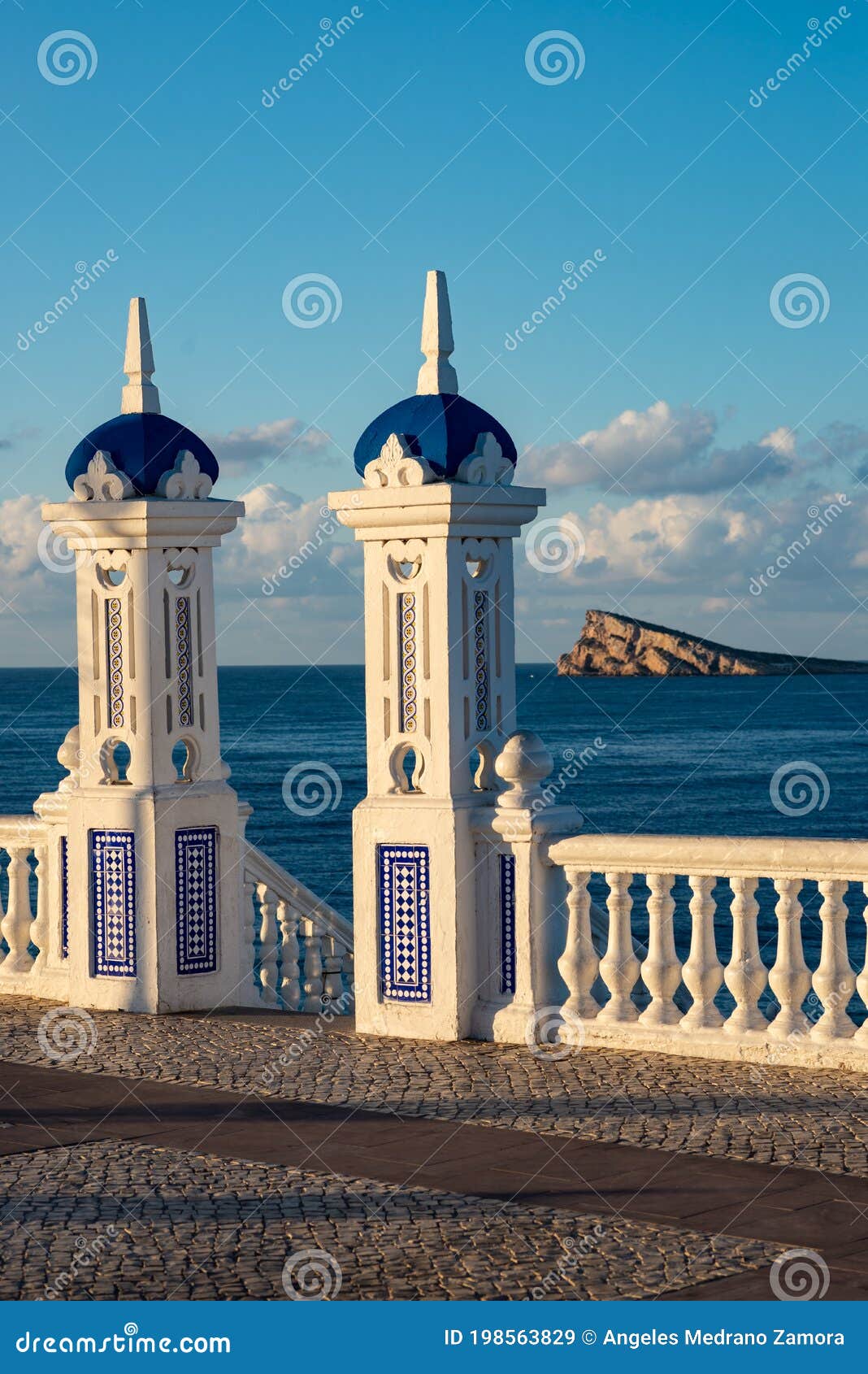 Benidorm view point stock image. Image of spain, landscape - 198563829
