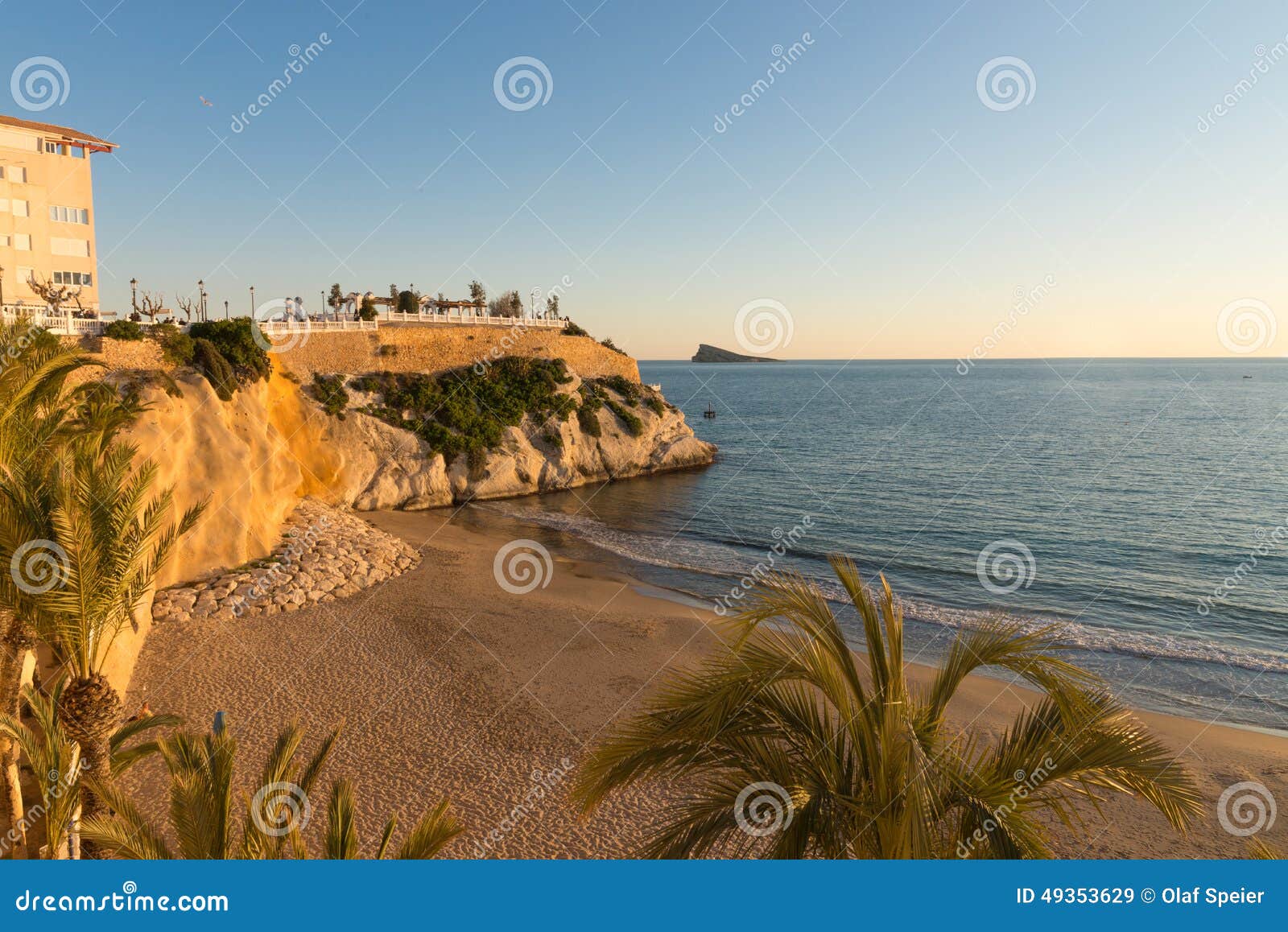 Benidorm viewpoint stock image. Image of spain, sunshine - 49353629
