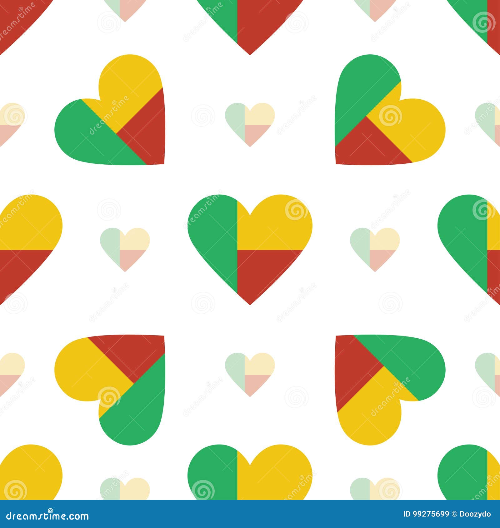 Benin Flag Patriotic Seamless Pattern. Stock Vector - Illustration of independence, pattern ...