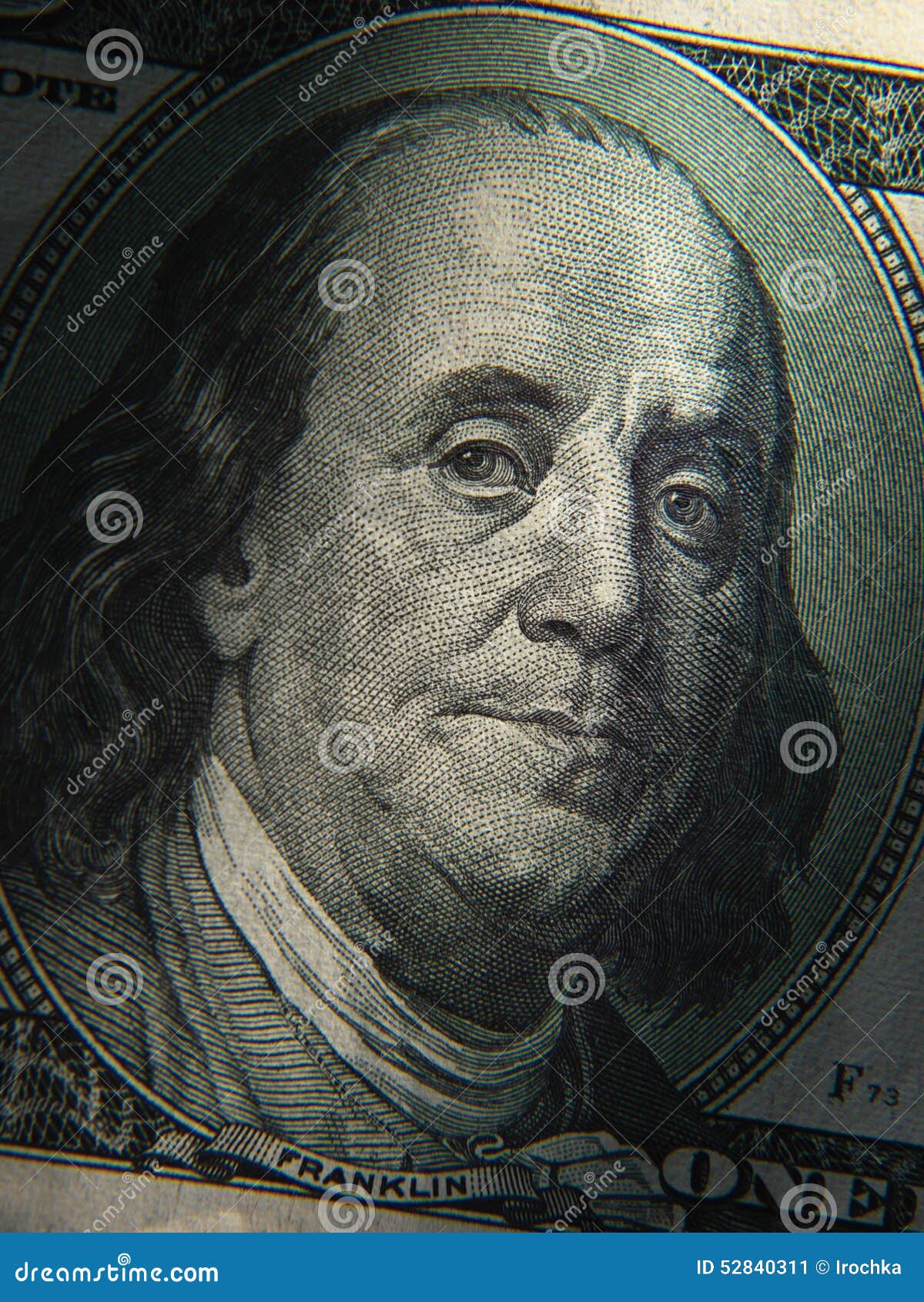 Benjamin Franklin S Portrait is Depicted on the $ 100 Banknotes Stock ...