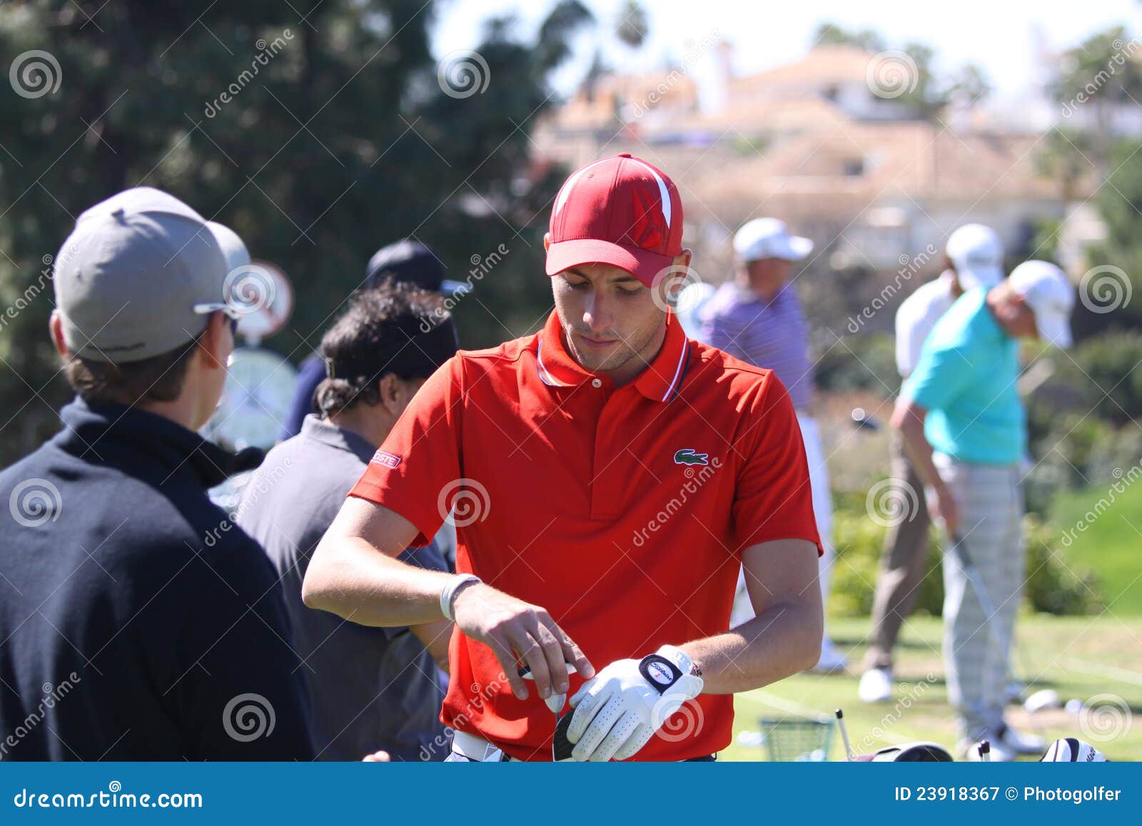 Benjamin Hebert At Andalucia Golf Open, Marbella Editorial Photo ...