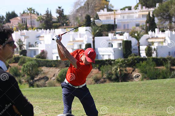 Benjamin Hebert at Andalucia Golf Open, Marbella Editorial Image ...