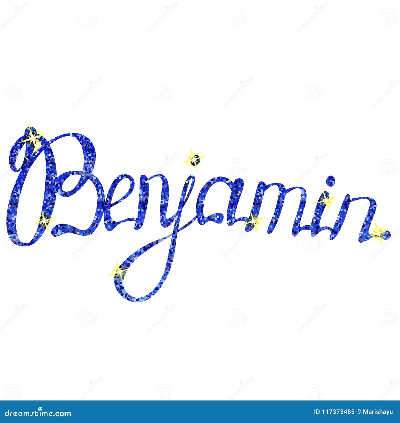 Benjamin Name Arabic Calligraphy Logo. Translation: `Benjamin` Vector ...