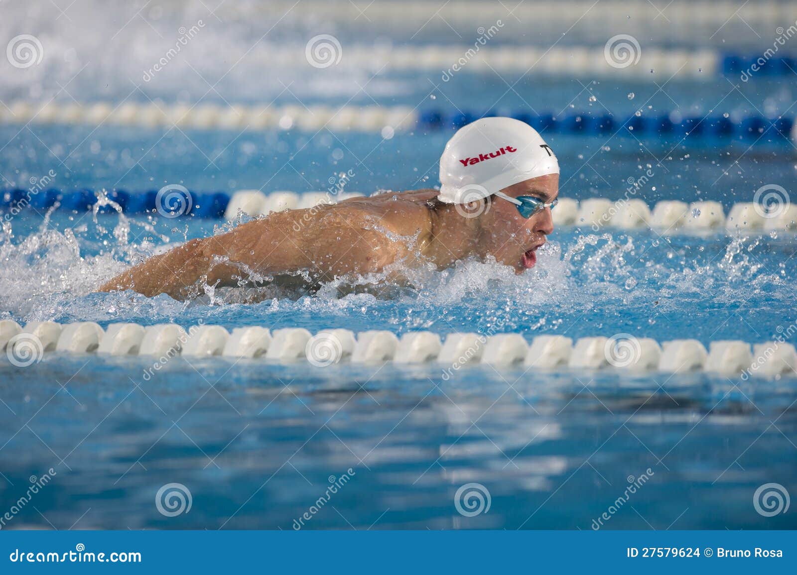 Benjamin Starke Swimming Butterfly Editorial Stock Image - Image of ...