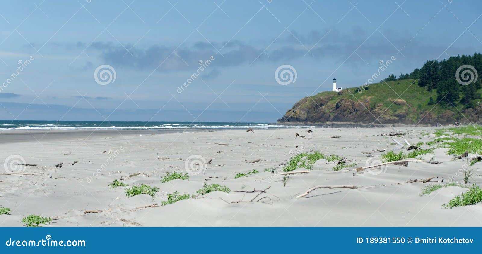 Benson Beach, Cape Disappointment Stock Photo - Image of peninsula ...