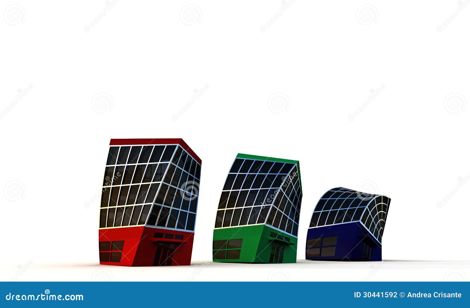 Bent buildings stock illustration. Illustration of solid - 30441592