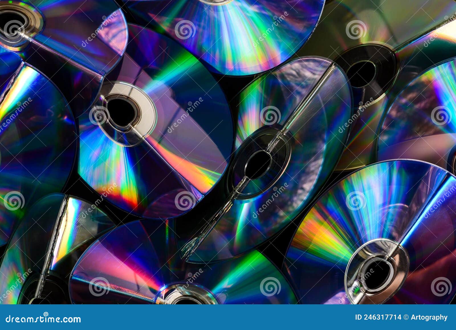 Bent CDs stock photo. Image of broken, closeup, deformed - 246317714