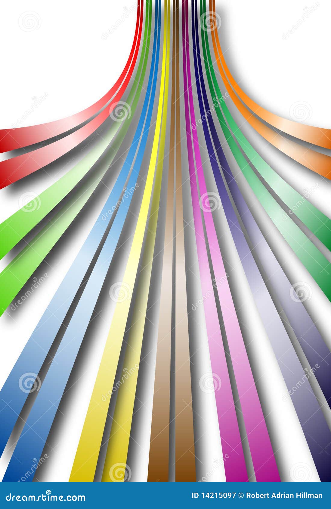 Bent lines stock illustration. Illustration of bend, shadow - 14215097