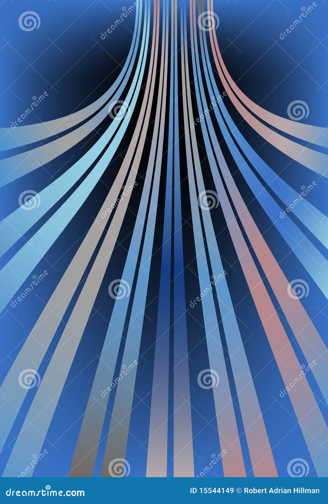 Bent lines stock vector. Illustration of abstract, blue - 15544149