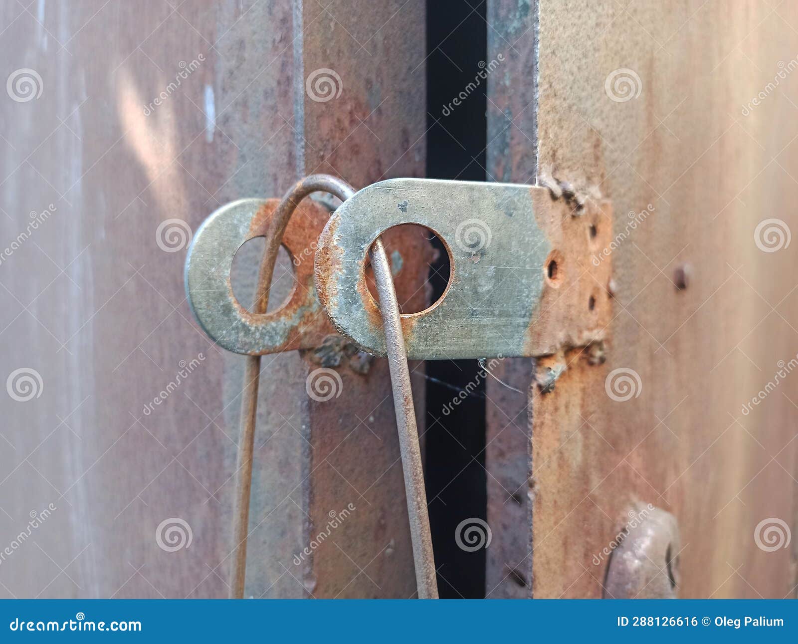Bent Metal - Removed - Close-up Stock Photo - Image of retention ...