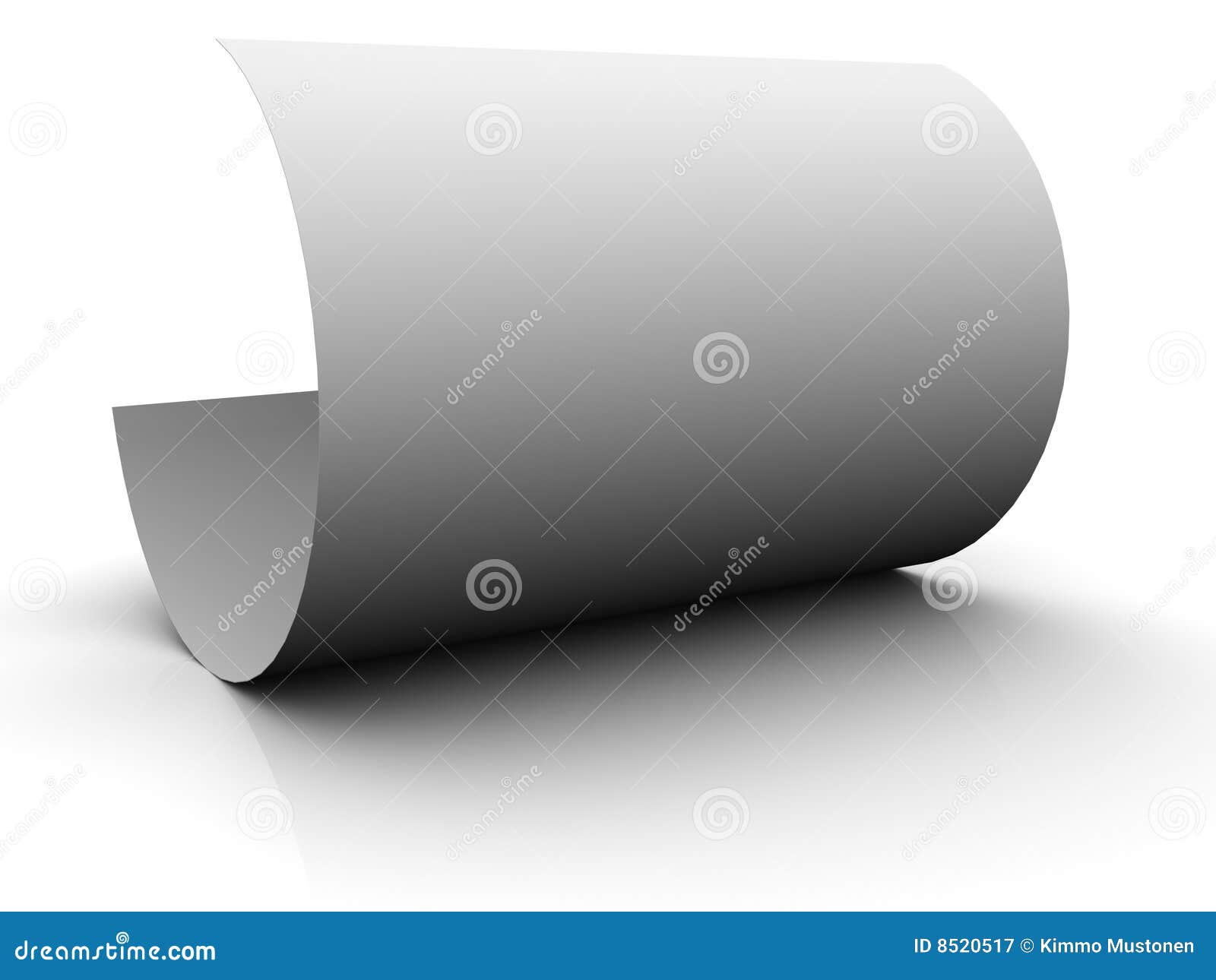 Bent paper stock illustration. Illustration of commercial - 8520517