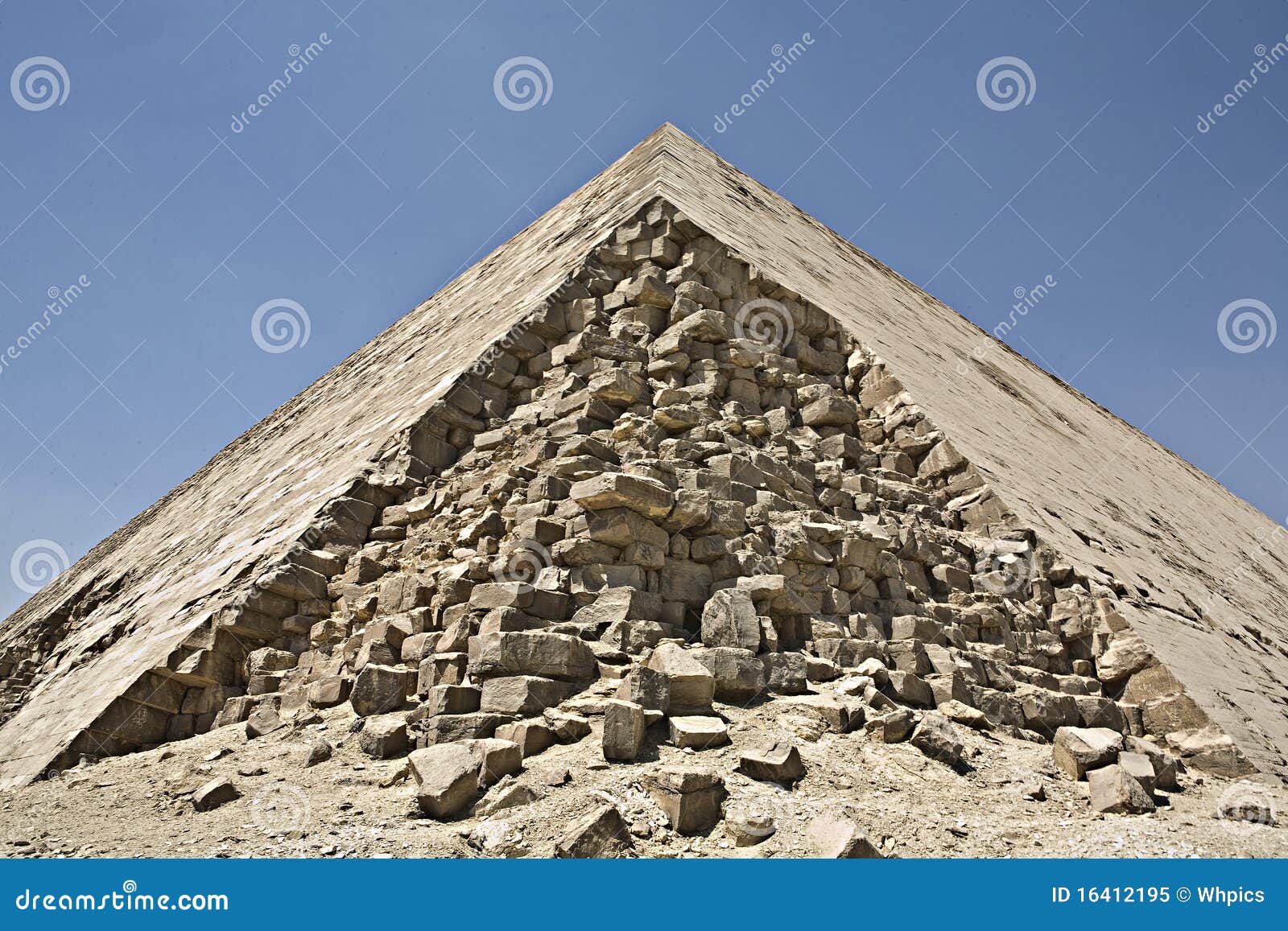 The Bent Pyramid 2 stock image. Image of bent, entrance - 16412195