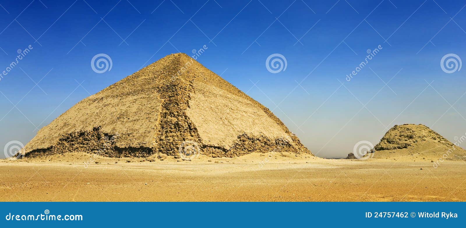 Bent Pyramid stock photo. Image of site, pyramid, traditional - 24757462