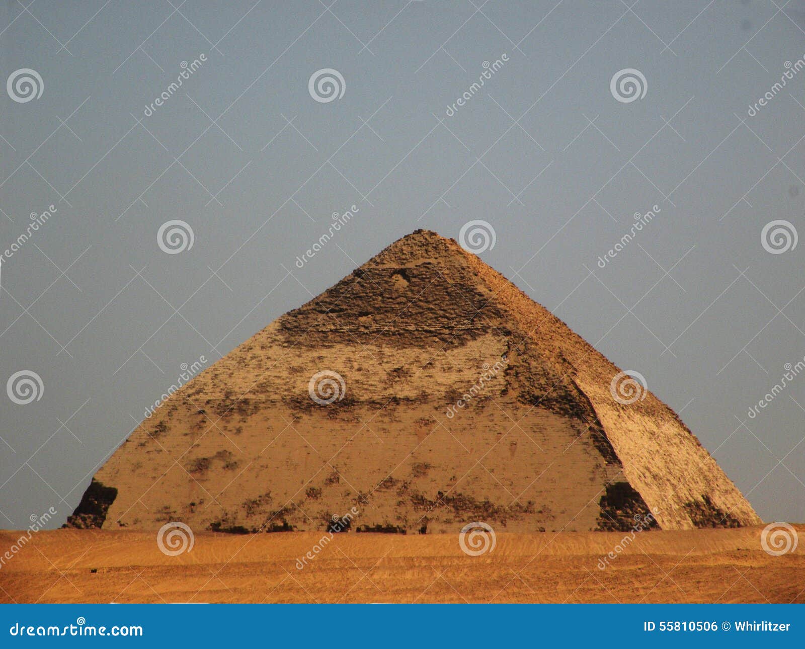 Bent Pyramid stock photo. Image of archeology, construction - 55810506