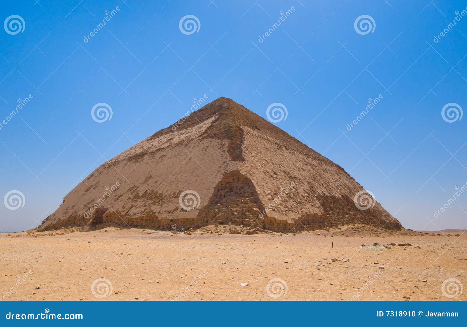 The Bent Pyramid Is An Ancient Egyptian Pyramid Located At The Royal ...