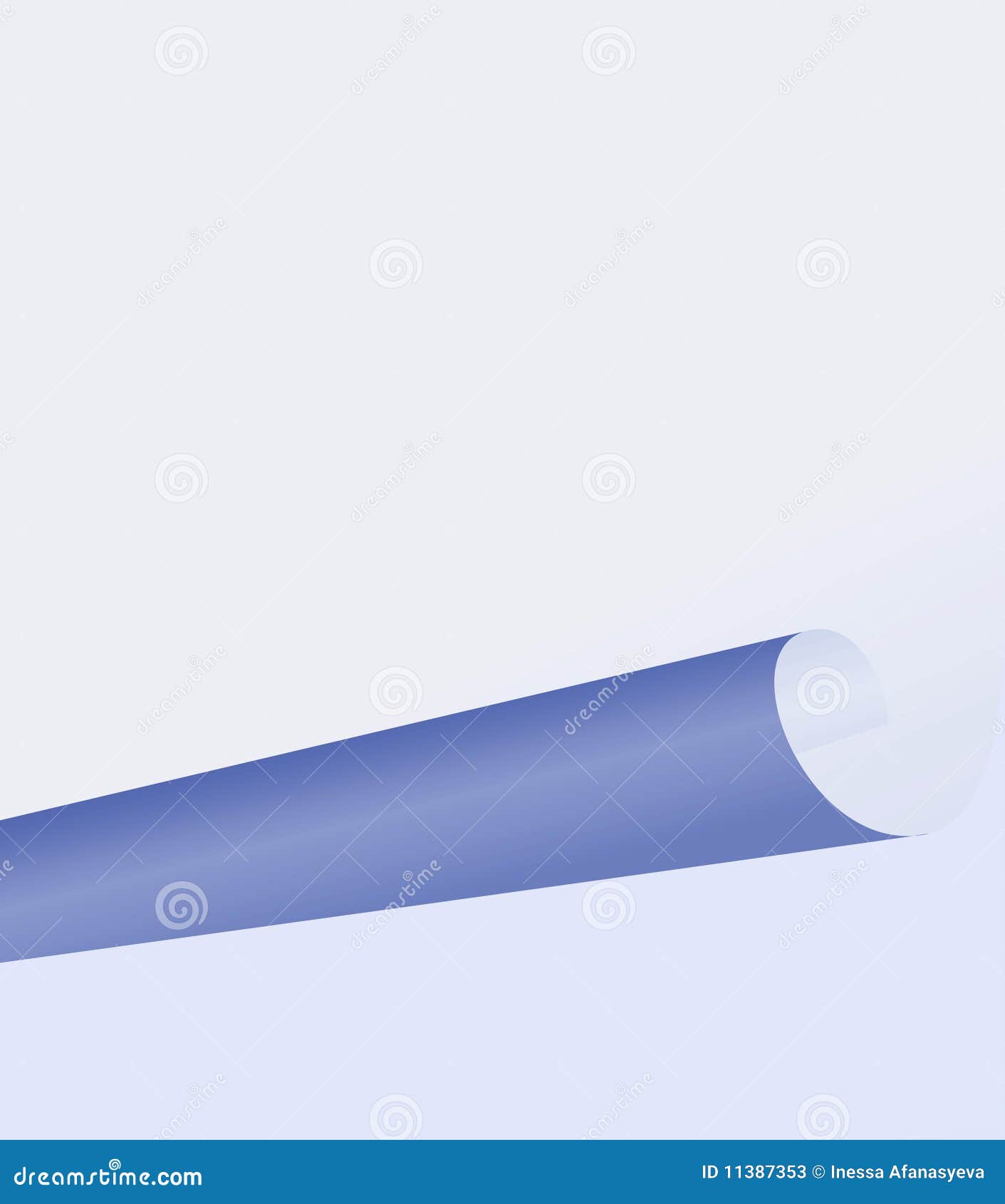 Bent sheet of paper stock vector. Illustration of line - 11387353