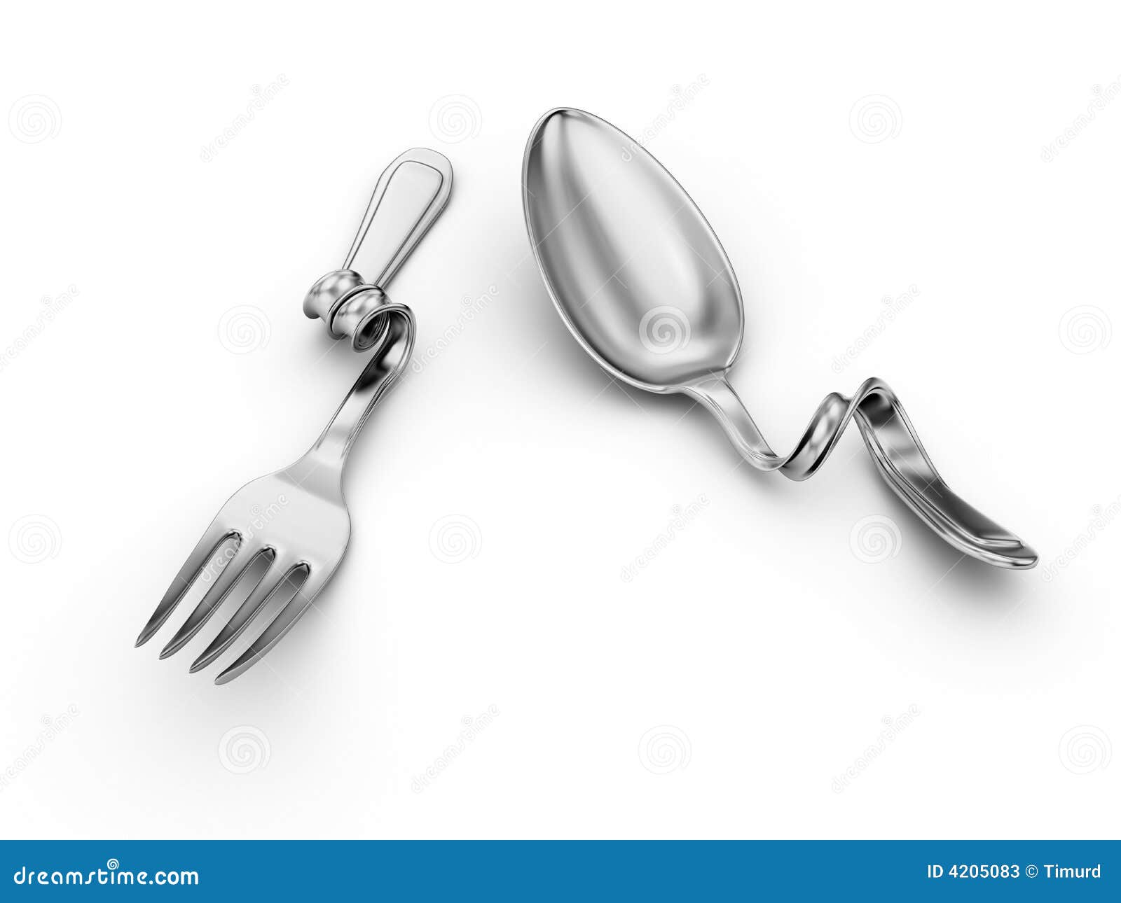 Spoon Bend Stock Image | CartoonDealer.com #3275455