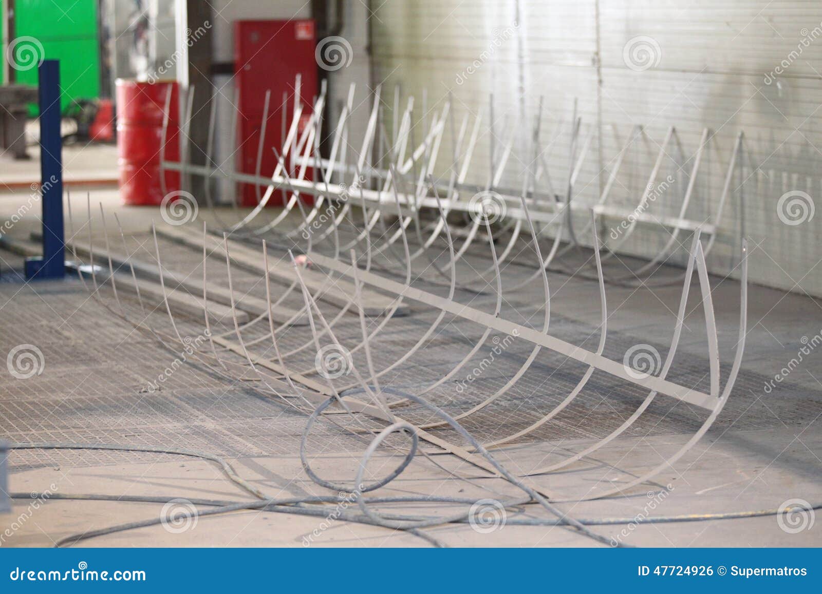 Bent and Welded Element Elegant Metal Stock Photo - Image of welding ...