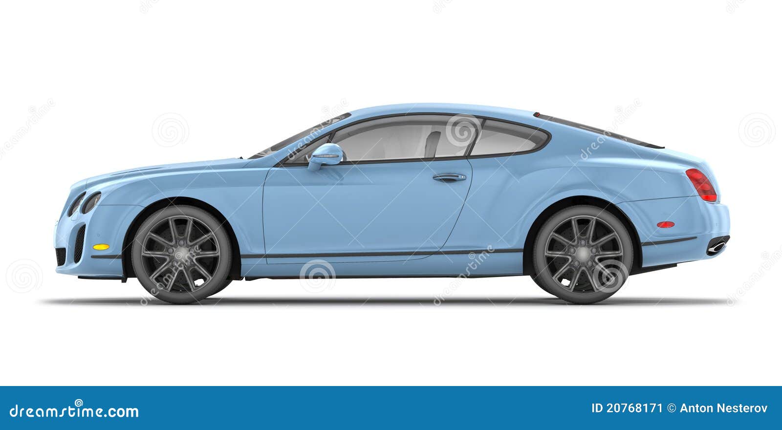 Bentley Continental SS (2010) Stock Illustration - Illustration of ...