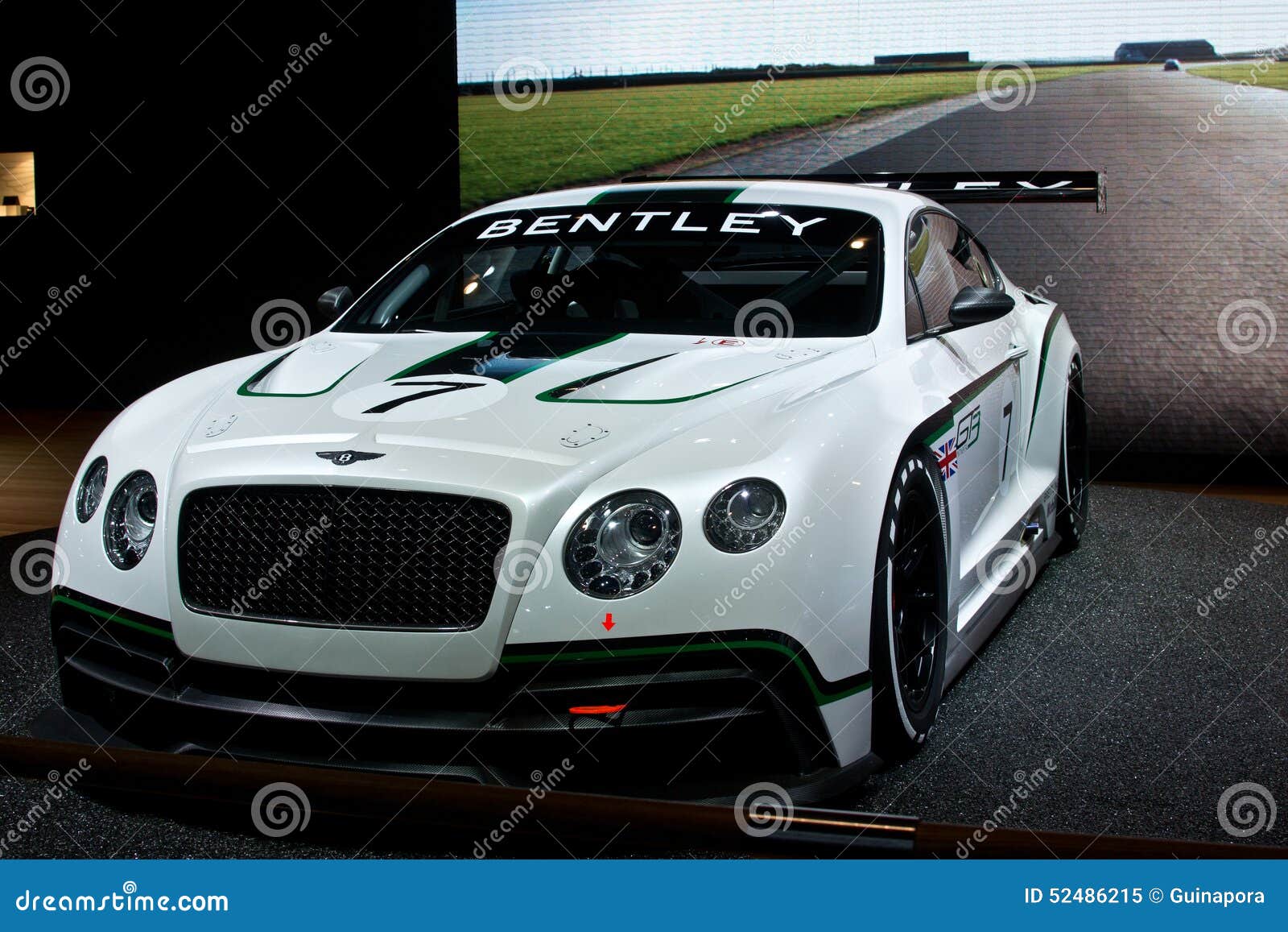 Bentley GT3 Race car editorial image. Image of view, vehicle - 52486215