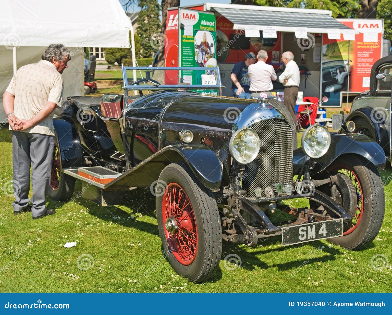 Bentley Open Tourer on Show at Forres Theme Day. Editorial Image ...