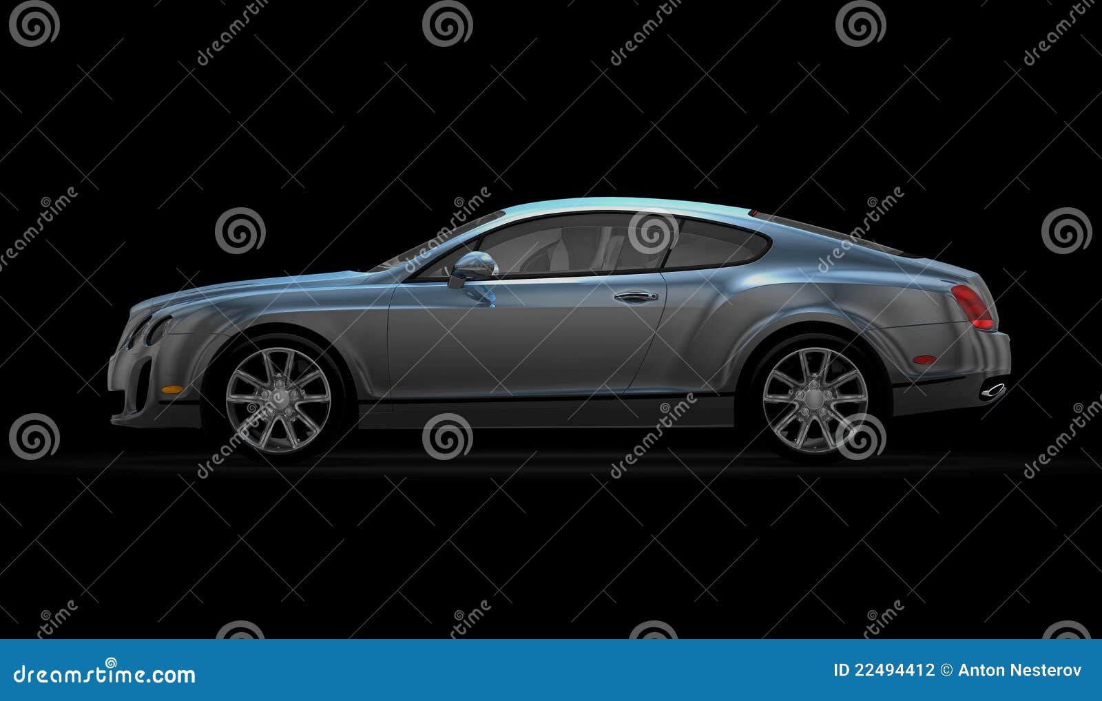 Bentley SS Continentales (2010) Stock de ilustración - Ilustración de ...