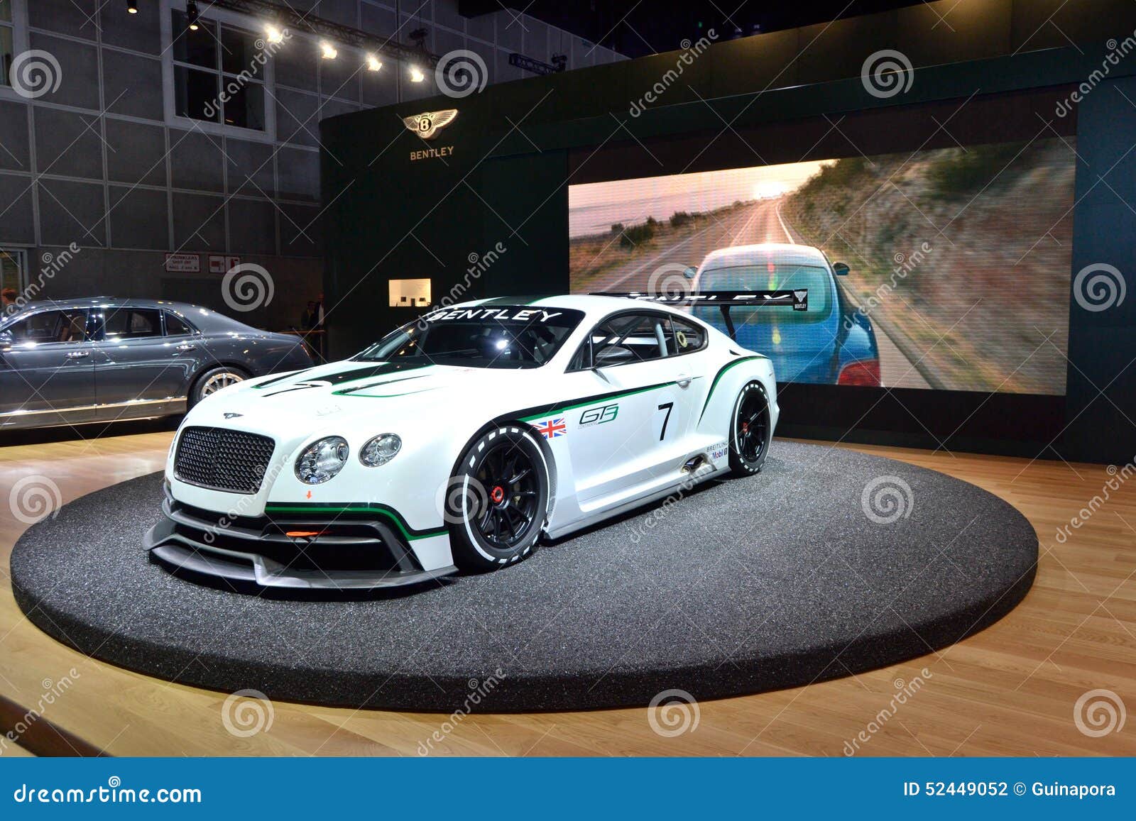 Bently GT3 race car editorial photography. Image of prix - 52449052