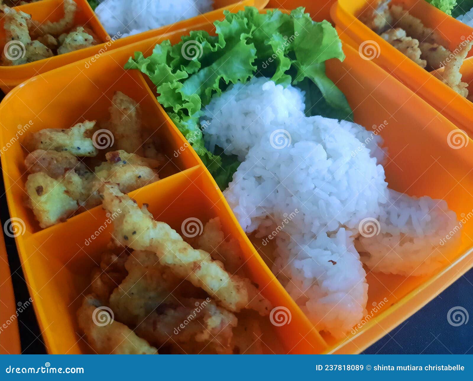 Bento Birthday Kids Inspiring Menu Stock Image - Image of kids, bento ...
